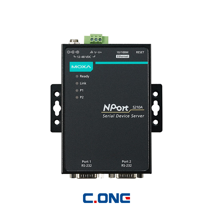 مبدل صنعتی سریال به اترنت موگزا مدل NPort 5210A-T - شرکت سیوان